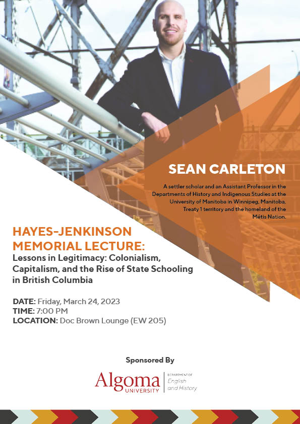 Hayes-Jenkinson's Memorial Lecture - Algoma